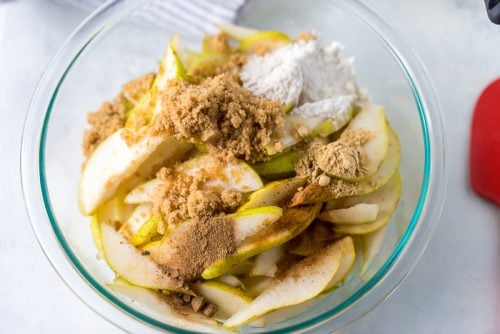 Pear Crisp with Oat Crumb Topping - A Classic Twist