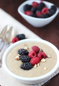 Amaranth Pudding with Hazelnuts and Berries - A Classic Twist