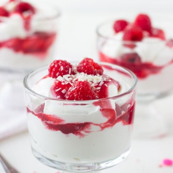 White Chocolate Raspberry Mousse - A Classic Twist