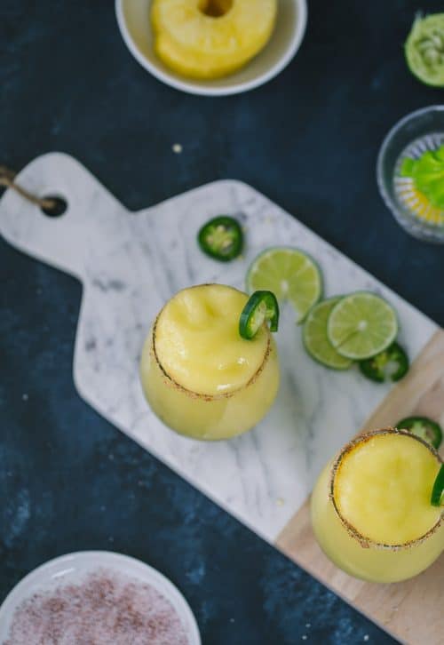 Frozen Pineapple Mango Margaritas - A Classic Twist