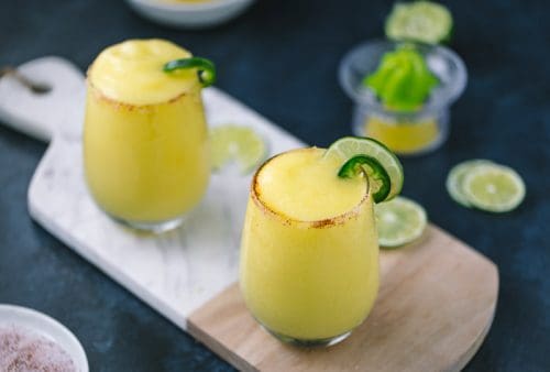 Frozen Pineapple Mango Margaritas - A Classic Twist