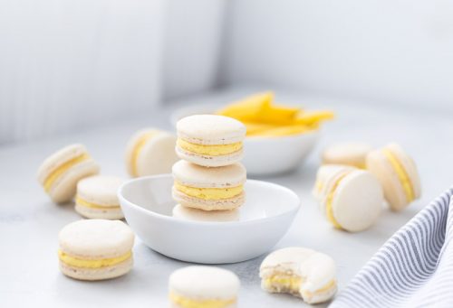 Mango Macarons with a Mango-Coconut Buttercream - A Classic Twist