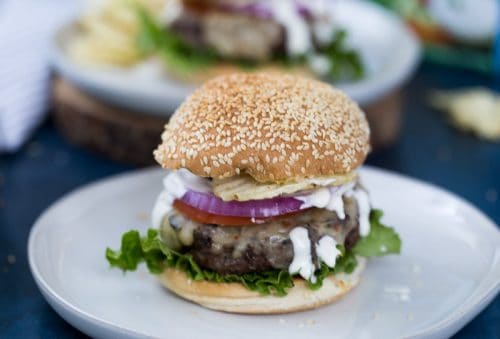 Crunchy Ranch Burgers - A Classic Twist