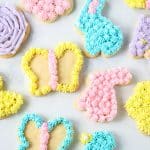 Colorful Spring Cookies for Easter - Buttercream Sugar Cookies