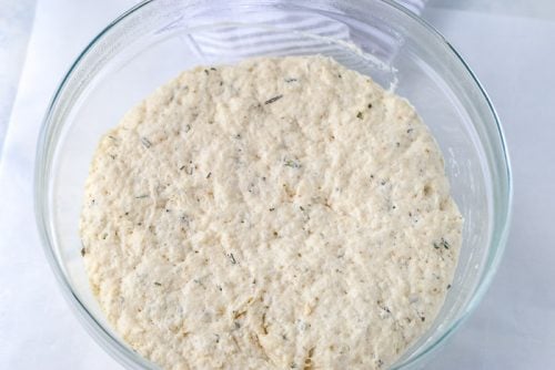 No-Knead Rosemary Sea Salt Bread - A Classic Twist