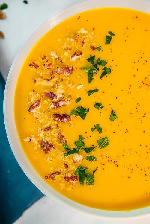 Roasted Sweet Potato Soup - A Classic Twist
