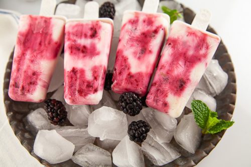 Blackberry Popsicles - A Classic Twist