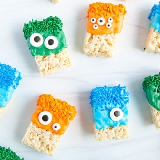 Monsters Rice Krispie Treats - A Classic Twist