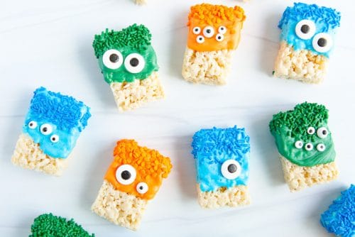 Monsters Rice Krispie Treats - A Classic Twist