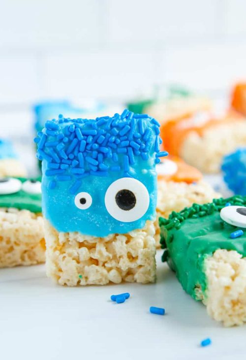 Monsters Rice Krispie Treats - A Classic Twist