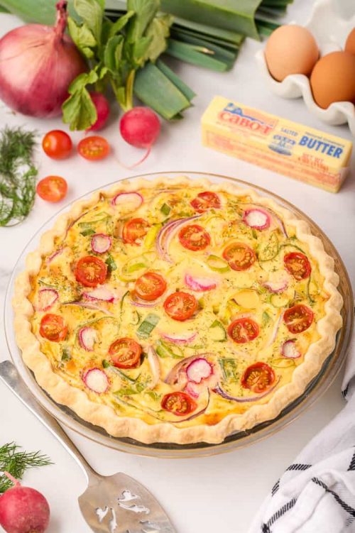 Farm Vegetable Quiche - A Classic Twist