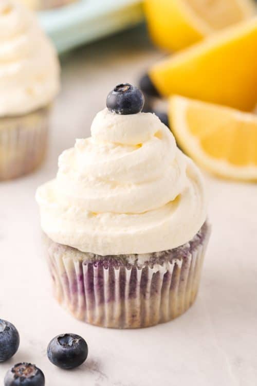 Lemon Blueberry Cupcakes - A Classic Twist