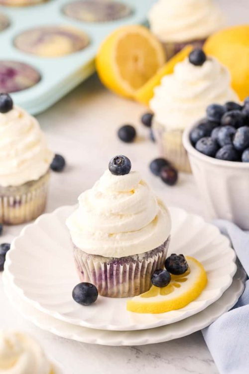 Lemon Blueberry Cupcakes - A Classic Twist