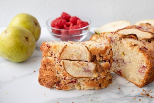 Pear and Raspberry Bread - A Classic Twist