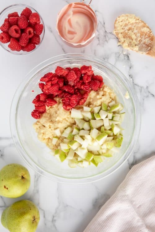 Pear and Raspberry Bread - A Classic Twist