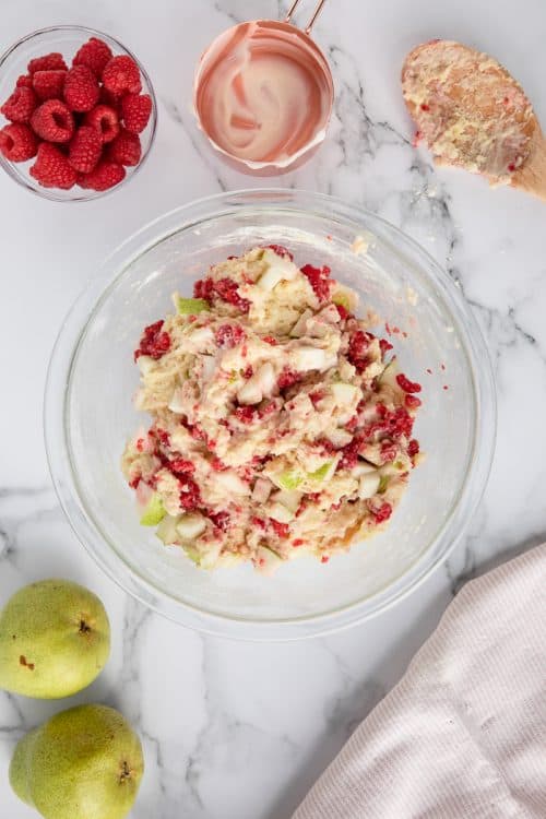 Pear and Raspberry Bread - A Classic Twist