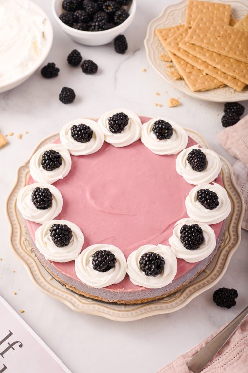 Blackberry Cheesecake - A Classic Twist