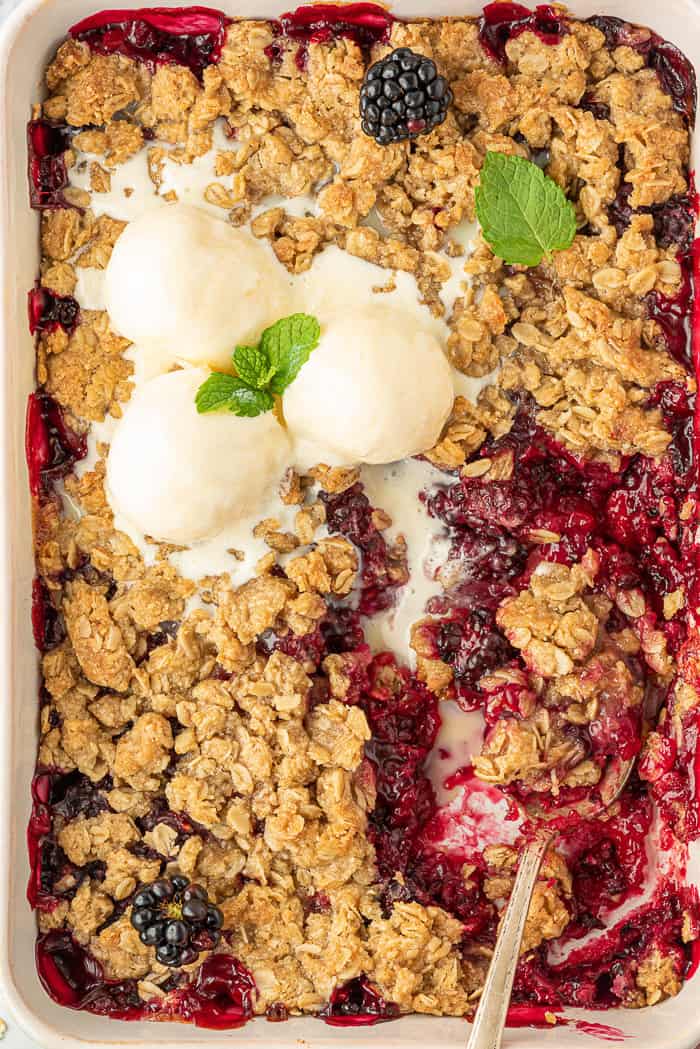 Blackberry Crumble - A Classic Twist