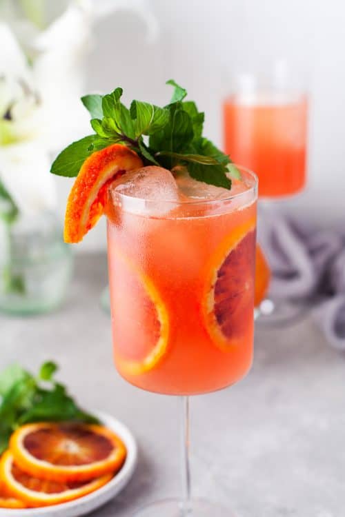 Blood Orange Cocktail with Mezcal - A Classic Twist