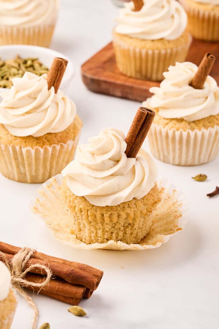 Chai Cupcakes - A Classic Twist