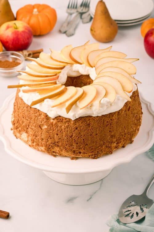 Pumpkin Spice Angel Food Cake - A Classic Twist