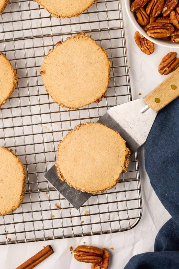 Cinnamon Pecan Shortbread Cookies - A Classic Twist