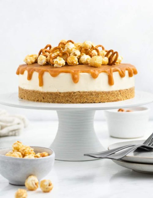 No Bake Caramel Cheesecake - A Classic Twist