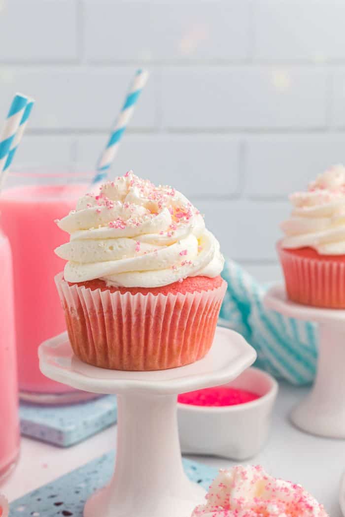 Pink Velvet Cupcakes - A Classic Twist