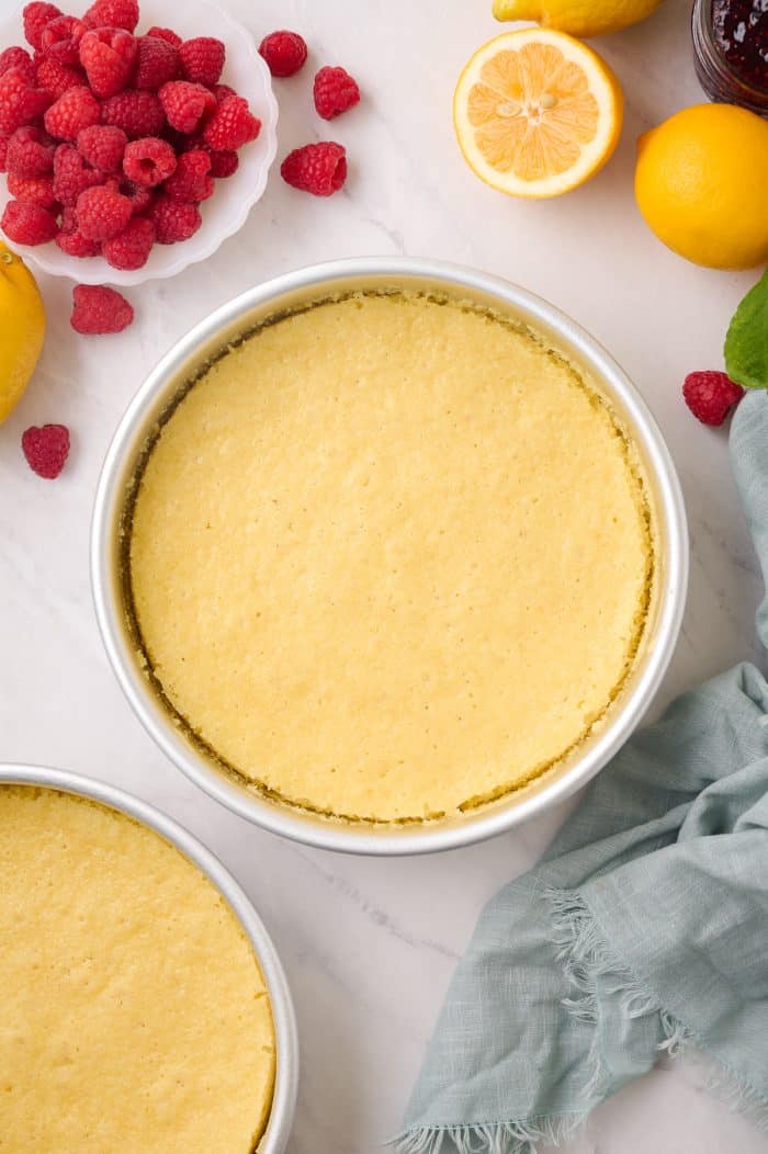 Lemon Raspberry Layer Cake - A Classic Twist