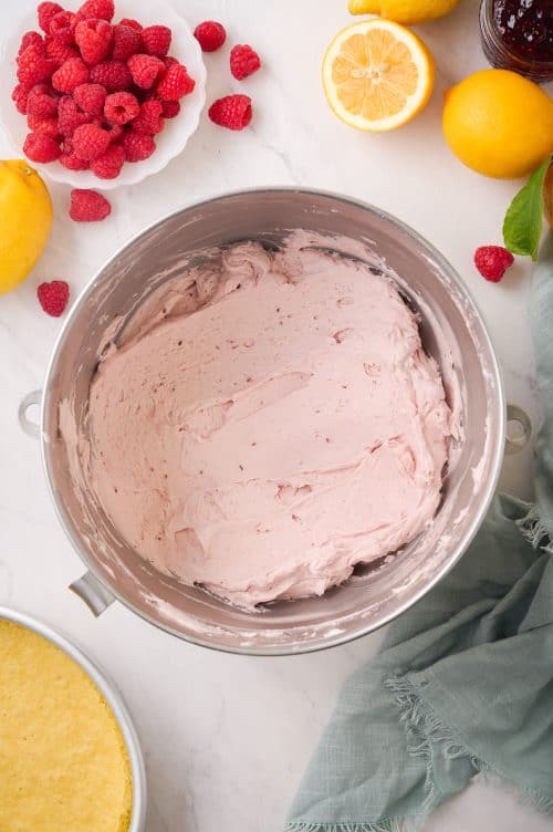 Lemon Raspberry Layer Cake - A Classic Twist