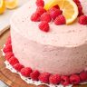 Lemon Raspberry Layer Cake - A Classic Twist