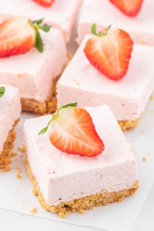 Strawberry Cheesecake Bars - A Classic Twist