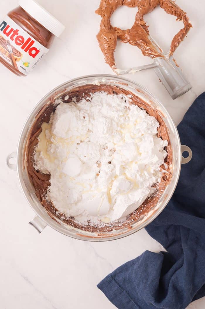 Vanilla Bean Cake with Nutella Frosting - A Classic Twist