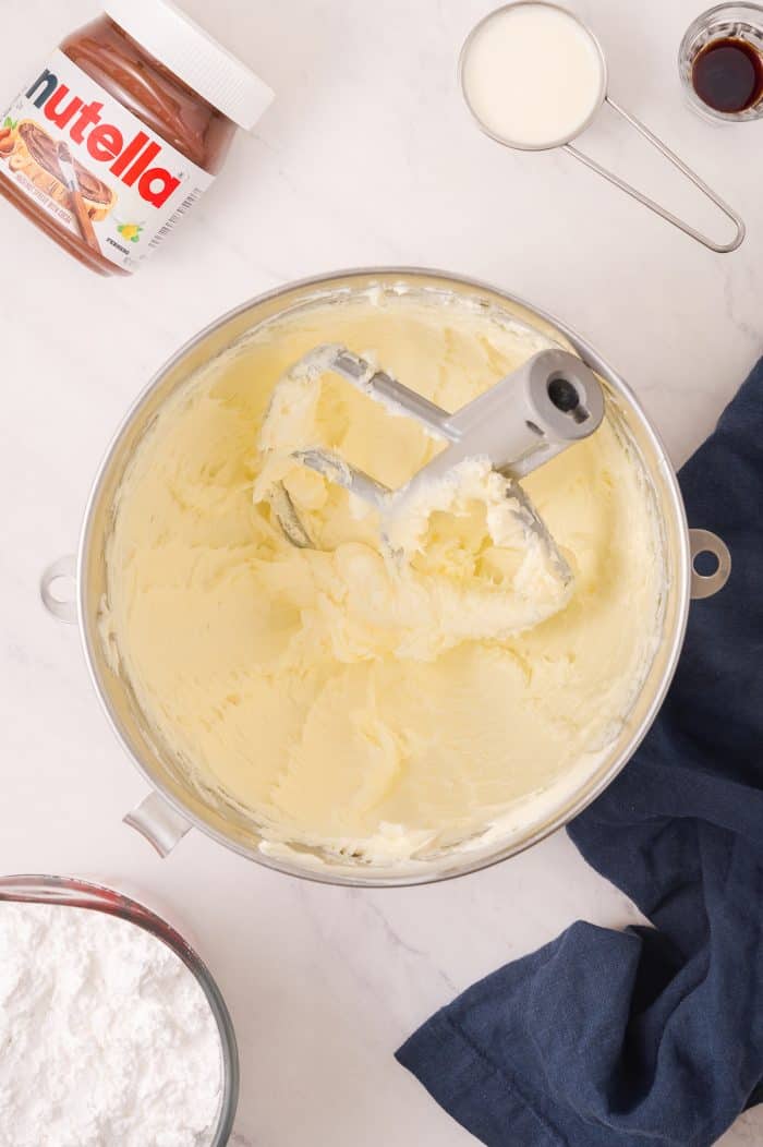 Vanilla Bean Cake with Nutella Frosting - A Classic Twist