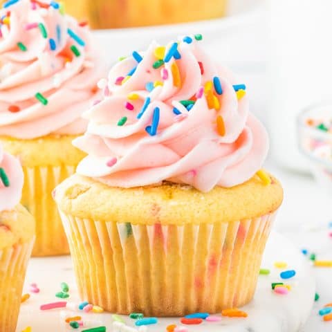 Funfetti Birthday Cupcakes - A Classic Twist