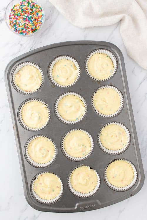 Funfetti Birthday Cupcakes - A Classic Twist