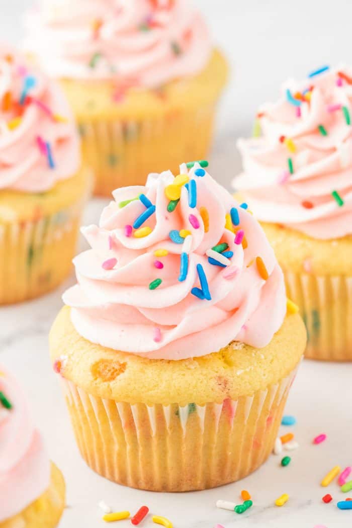 Funfetti Birthday Cupcakes - A Classic Twist