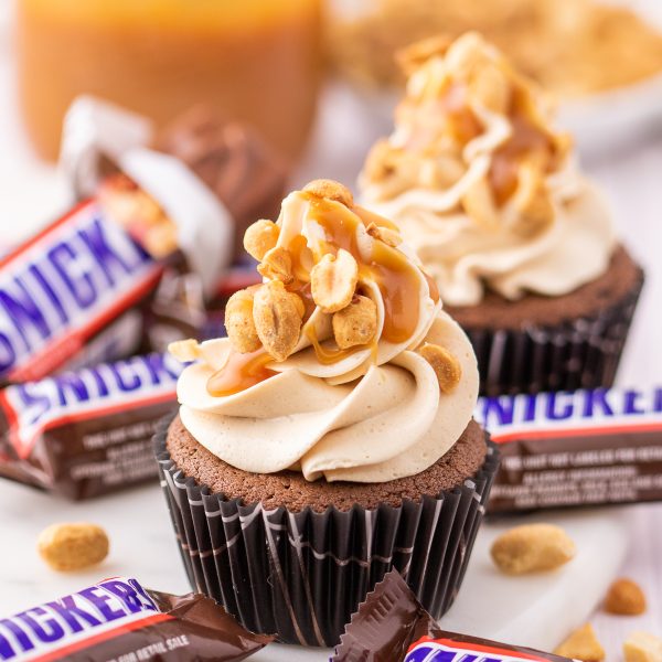 Snickers Cupcakes - A Classic Twist