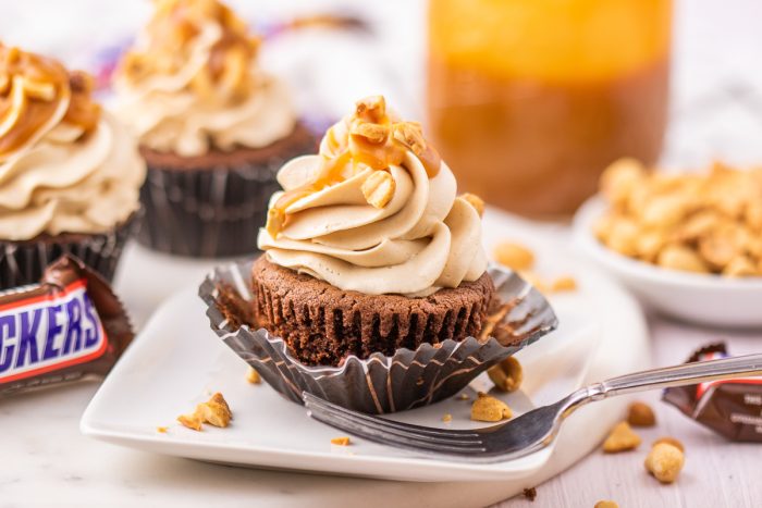 Snickers Cupcakes - A Classic Twist
