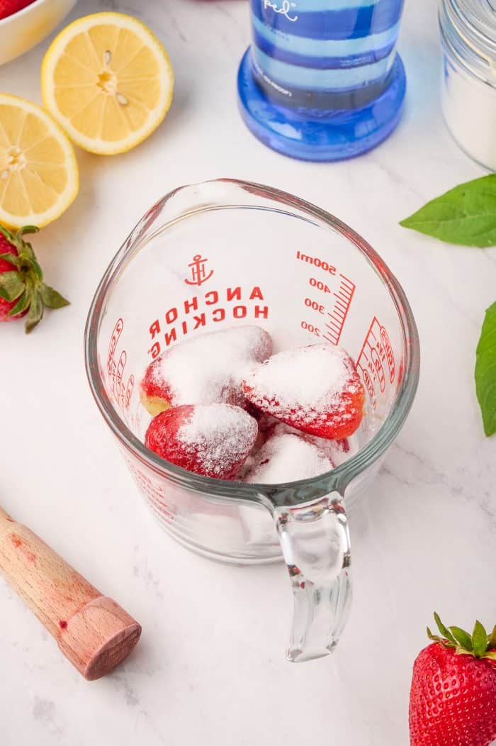 Strawberry Basil Sparkler - A Classic Twist