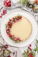 White Chocolate Cranberry Tart - A Classic Twist