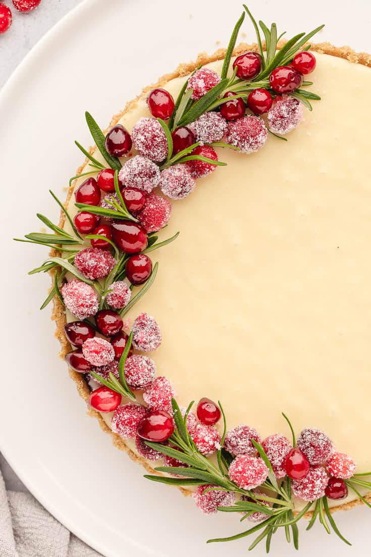 White Chocolate Cranberry Tart - A Classic Twist