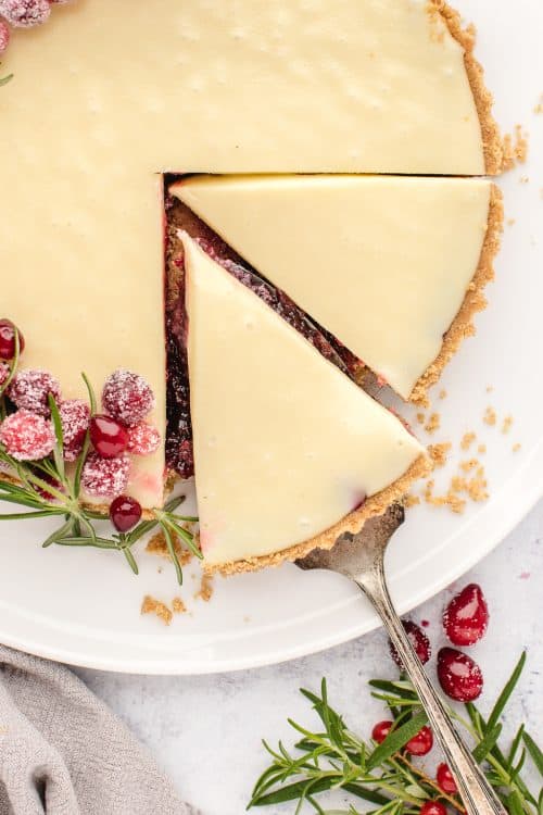 White Chocolate Cranberry Tart - A Classic Twist