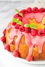 Lemon Raspberry Bundt Cake - A Classic Twist