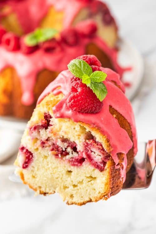 Lemon Raspberry Bundt Cake - A Classic Twist