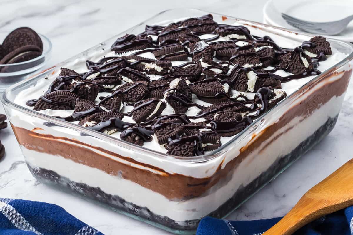 No Bake Oreo Layer Dessert - A Classic Twist