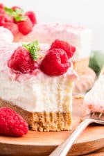 No Bake Raspberry Lemon Cheesecake - A Classic Twist
