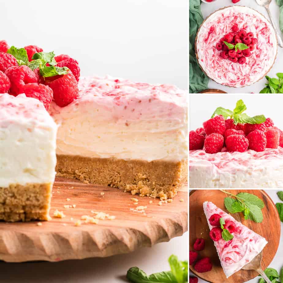 No Bake Raspberry Lemon Cheesecake - A Classic Twist