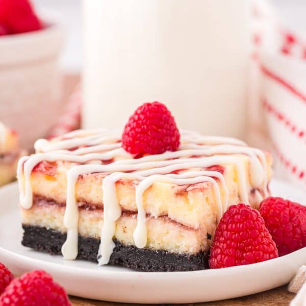 White Chocolate Raspberry Cheesecake Bars - A Classic Twist