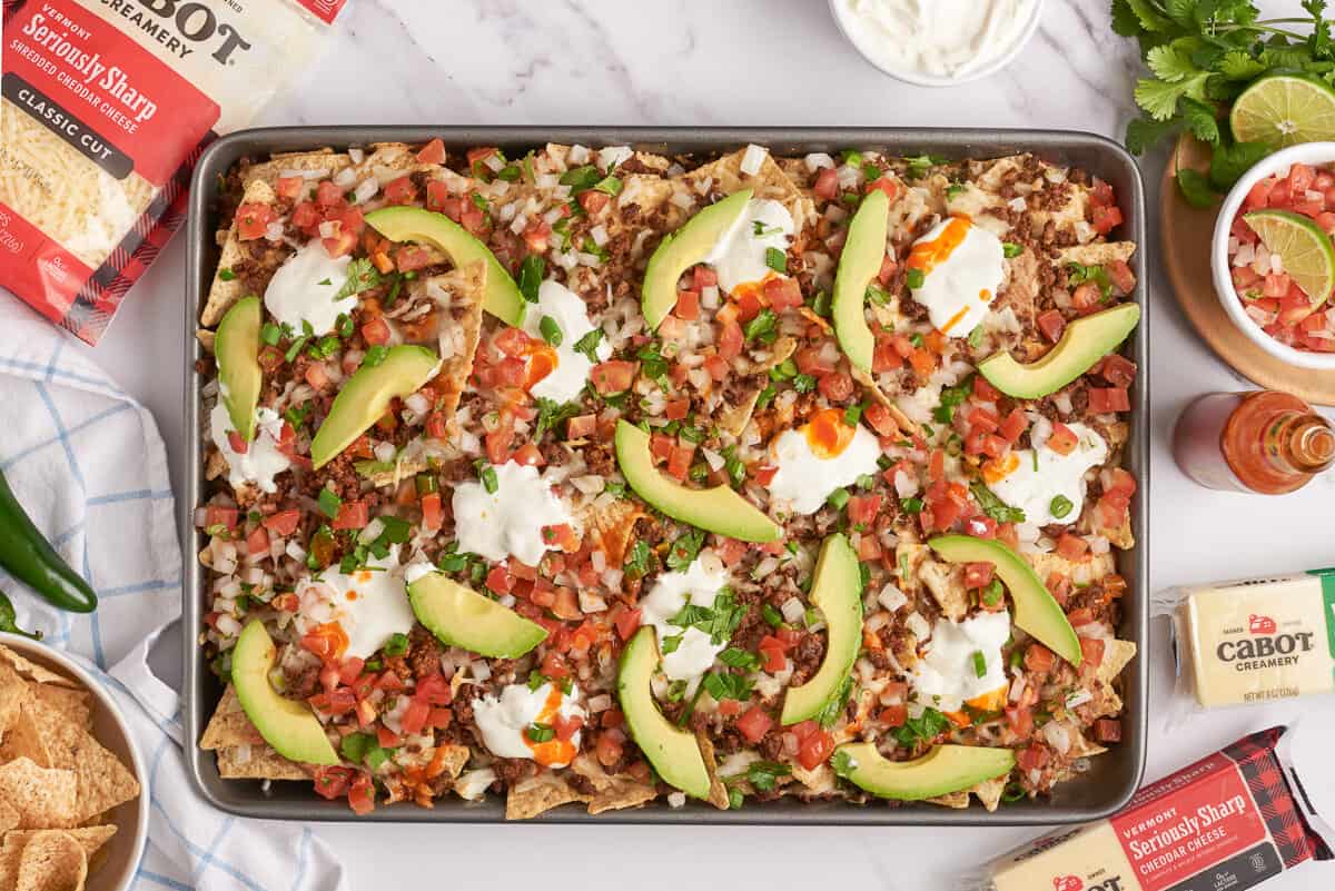 Sheet Pan Nachos - A Classic Twist